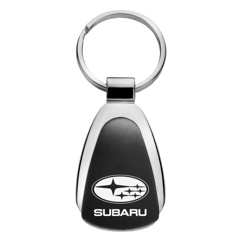 Subaru Black Teardrop Key Chain — AutoEverythingUSA.com