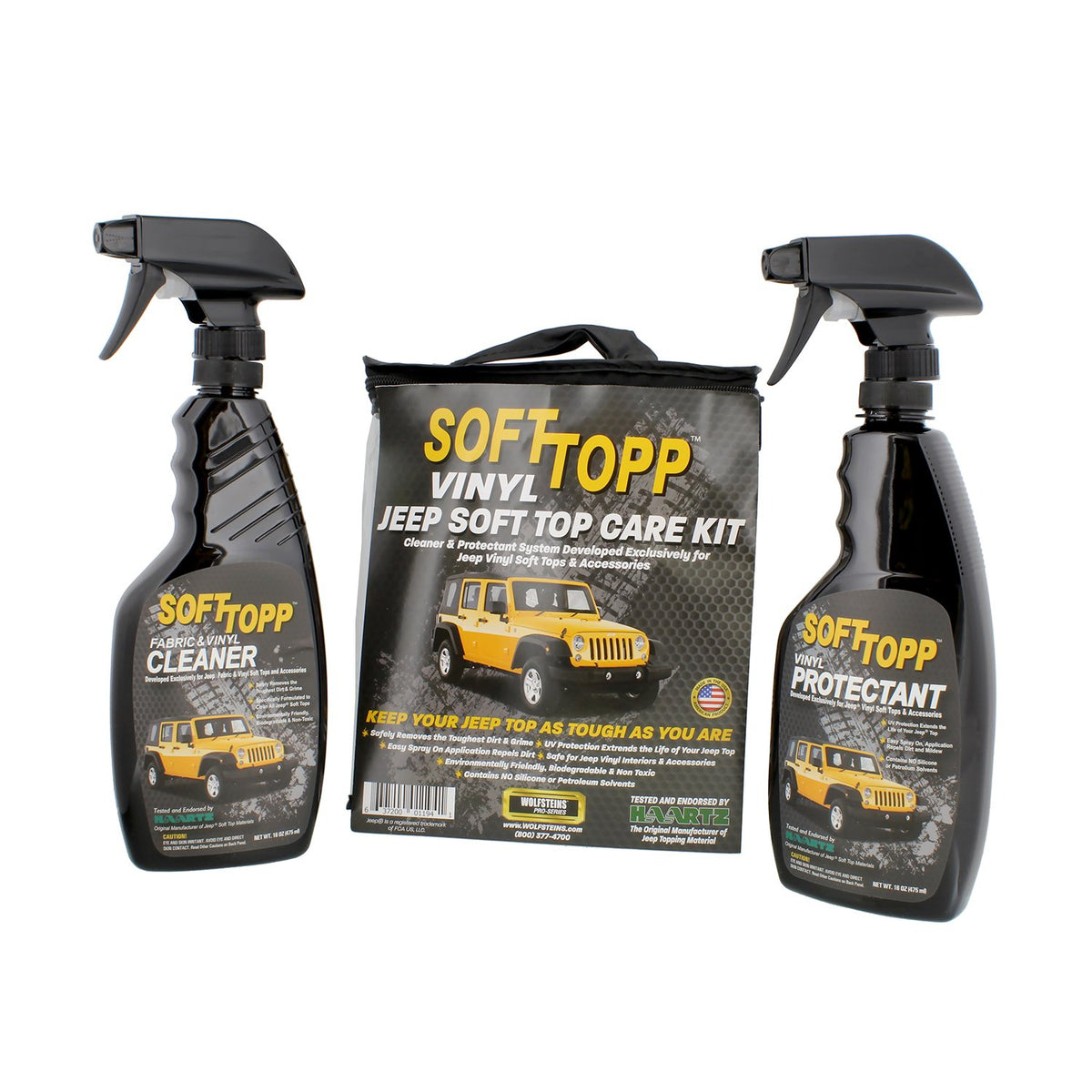 SoftTopp Vinyl Jeep Top Cleaner & Protectant Kit — AutoEverythingUSA.com